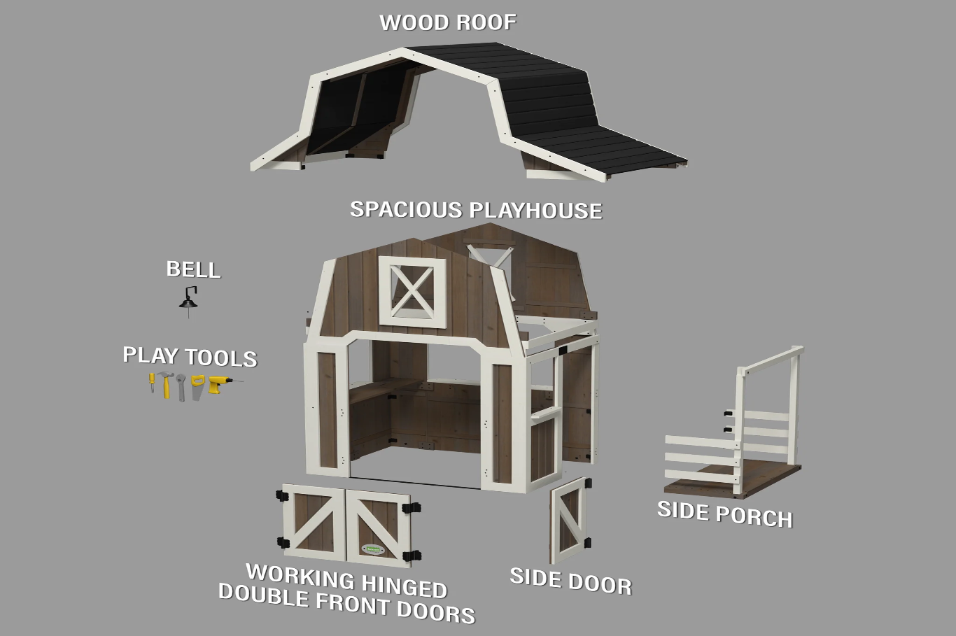 13 Dreamy Kids Outdoor Playhouses that Will Amaze Them - TheTalkHome