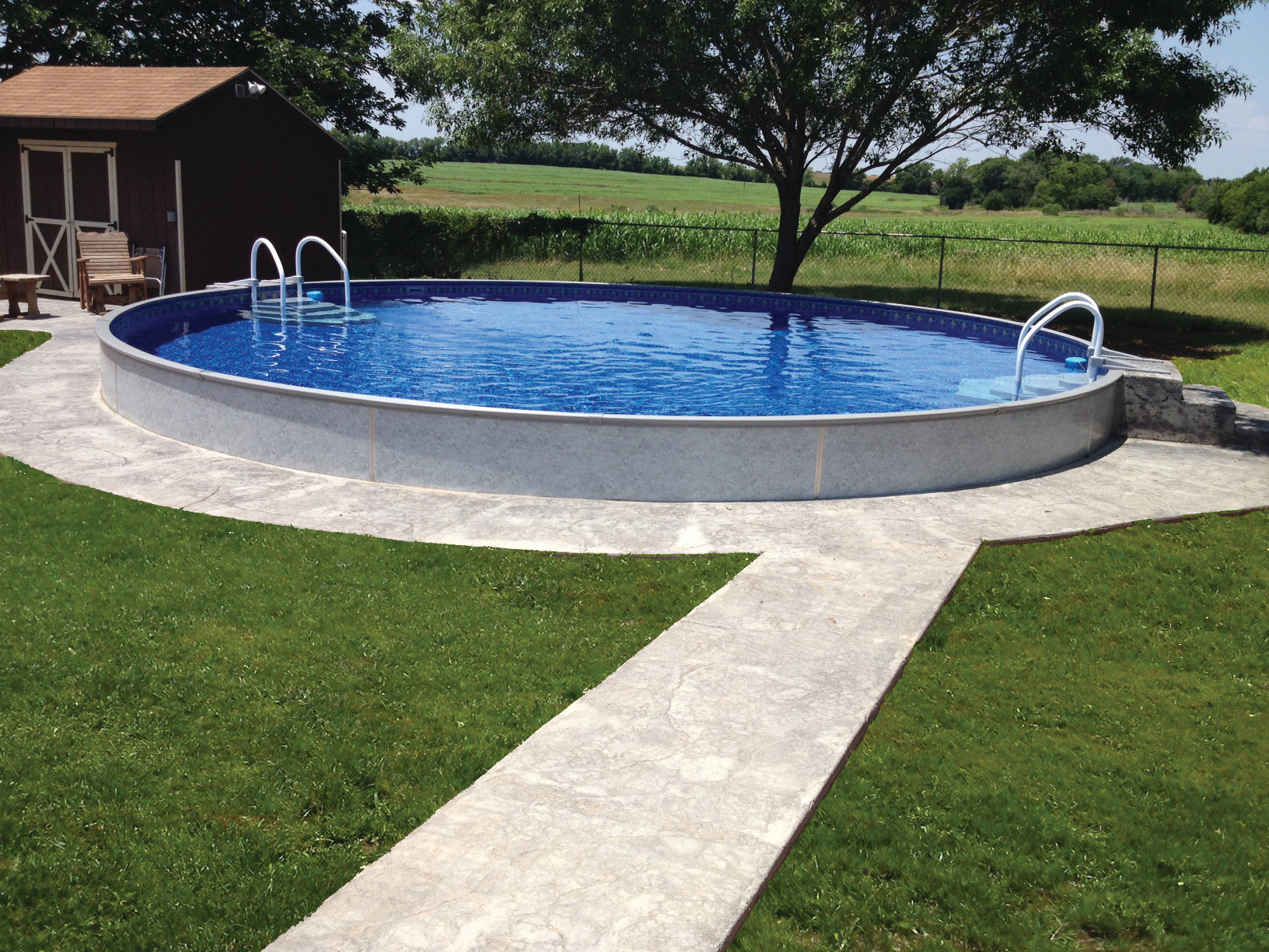 15 Cheap Above Ground Pool Landscaping Ideas for Your House - TheTalkHome