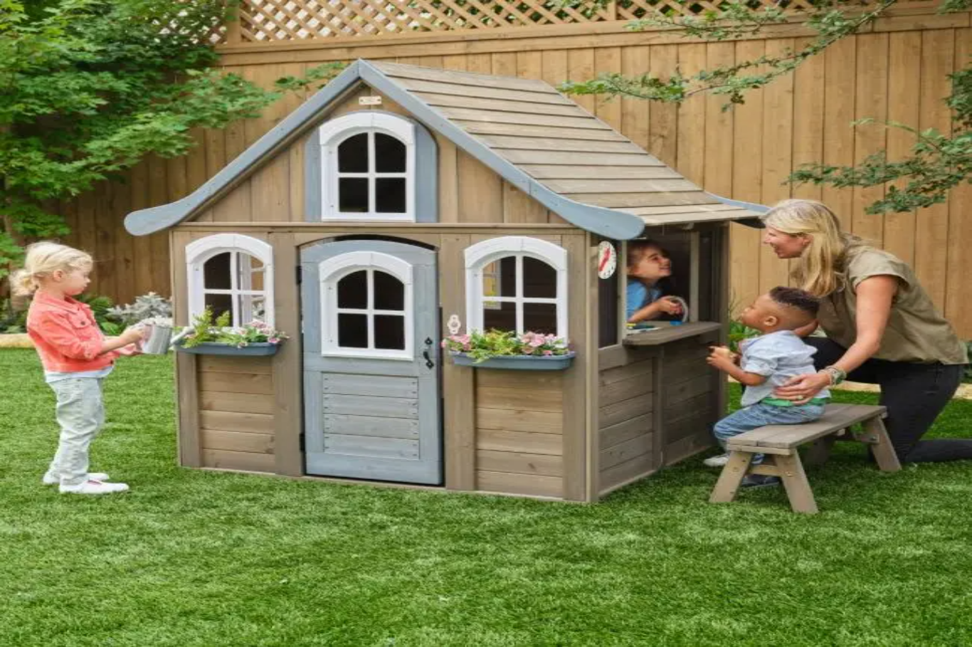 13 Dreamy Kids Outdoor Playhouses that Will Amaze Them - TheTalkHome